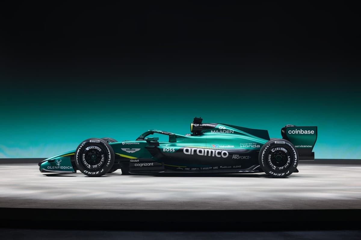 Aston Martin apresenta visual de novo carro para temporada 2026 da F1