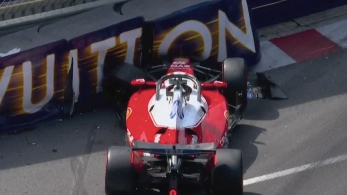 Leclerc bate, abandona GP de Mônaco e desabafa: "não vou assumir a culpa"