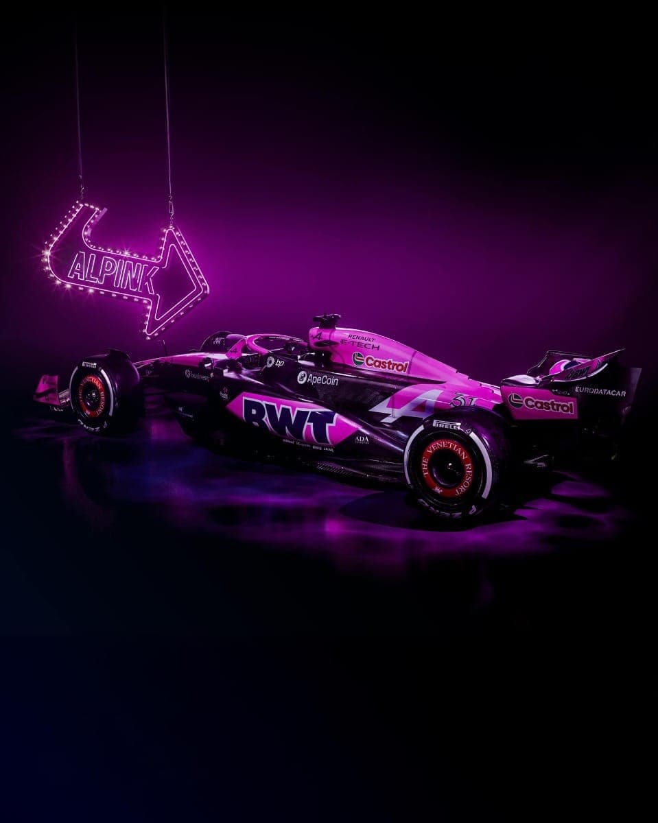 Alpine ganha visual rosa a partir do Grande Prêmio de Las Vegas; veja fotos